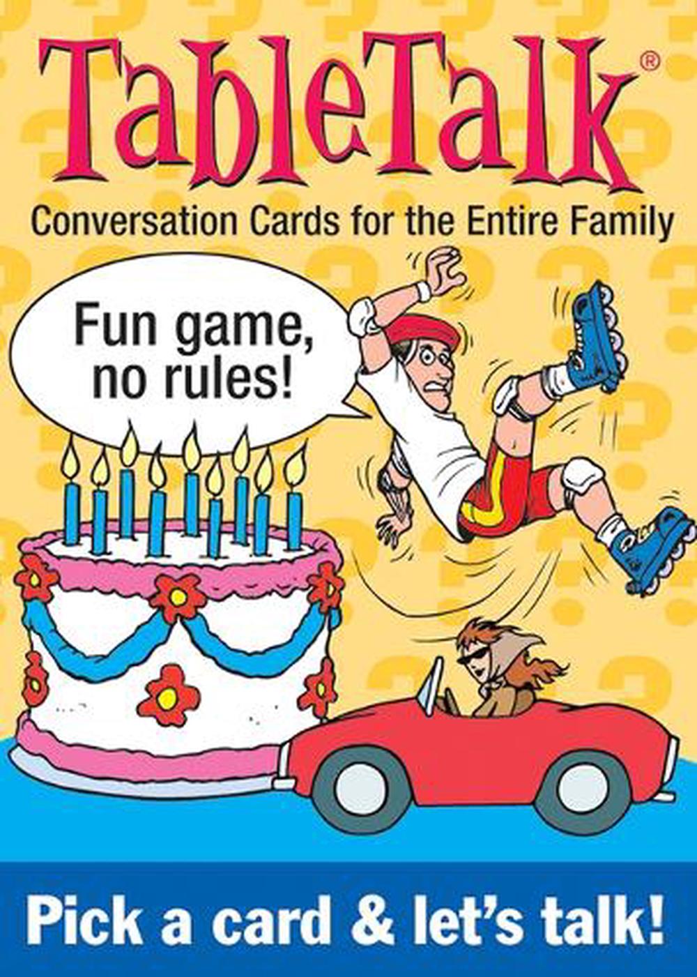 Table Talk Conversation Cards by Inc. U S. Games Systems, Cards ...