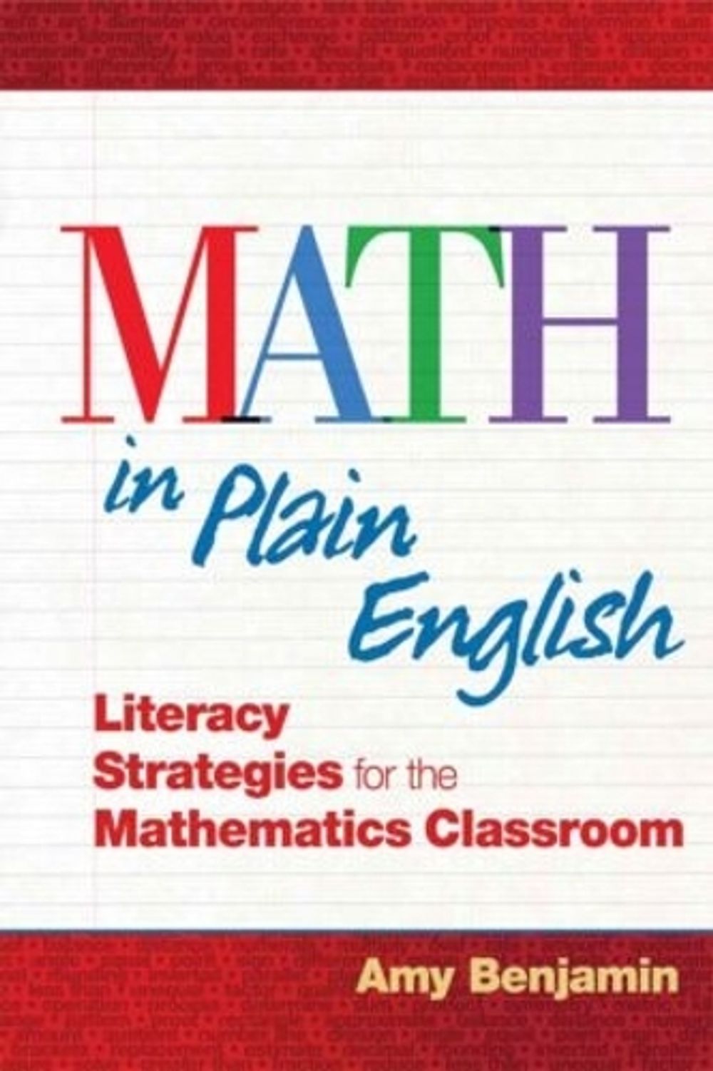 Math In Plain English by Amy Benjamin, Paperback, 9781596671867 | Buy ...