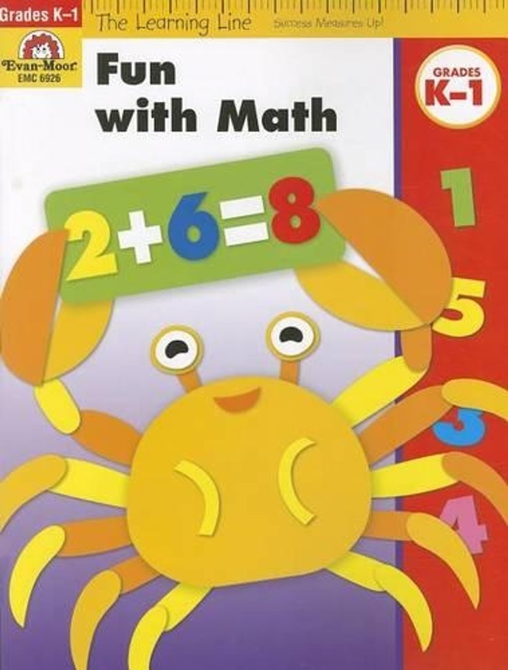 Learning Line: Fun with Math, Kindergarten - Grade 1 Workbook by Evan ...