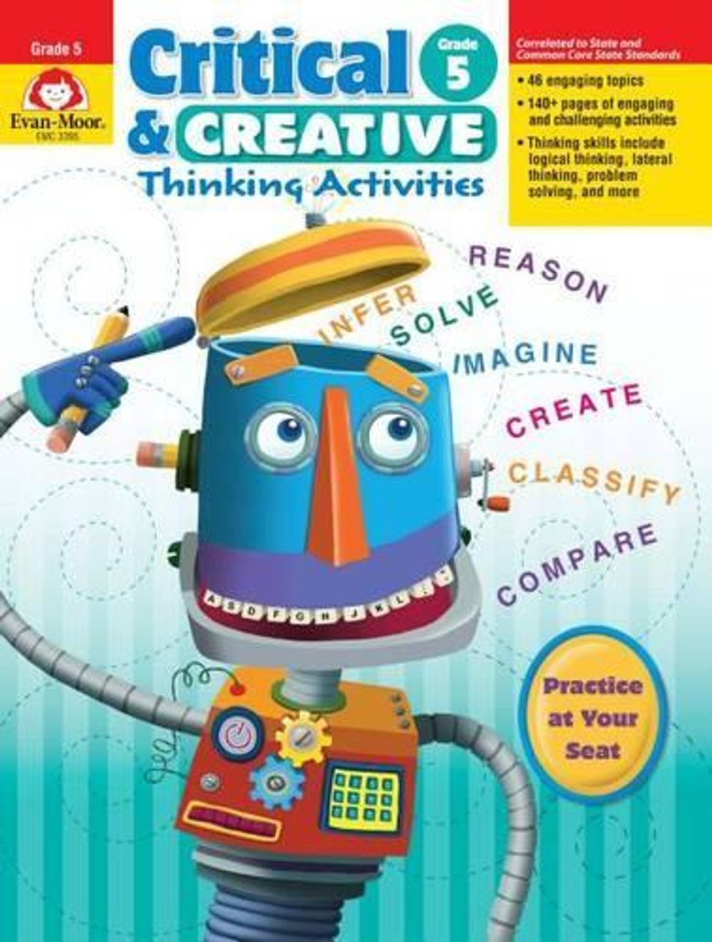 Critical & Creative Thinking ACT Grade 5 by Evan-Moor Educational ...