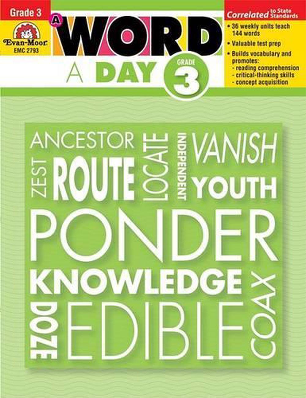 A Word a Day, Grade 3 Teacher Edition by Evan-Moor Educational ...