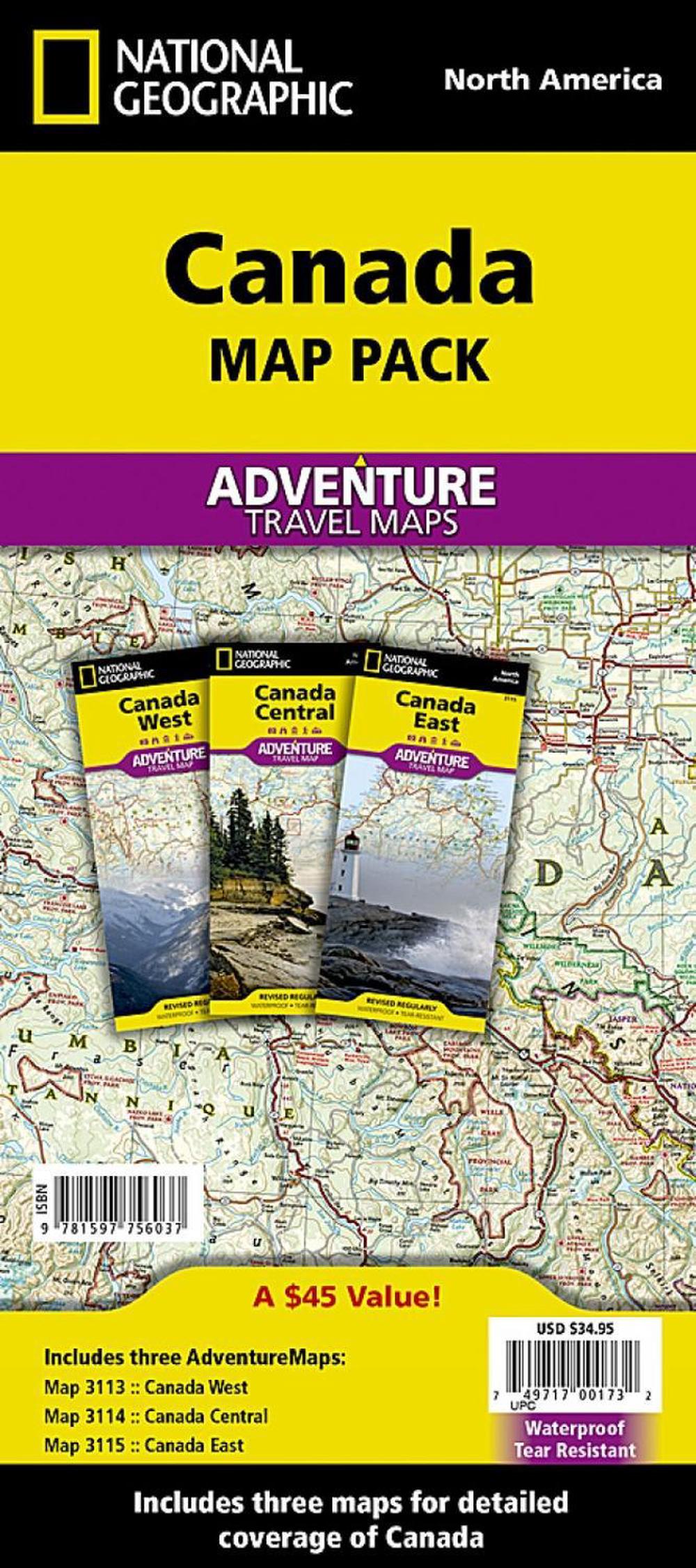 Canada (Map Pack) by Nat Geo Maps, Folded, 9781597756037 | Buy online ...