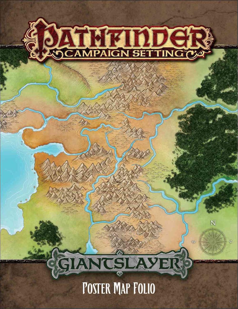 Pathfinder Campaign Setting: Giantslayer Poster Map Folio by Paizo ...