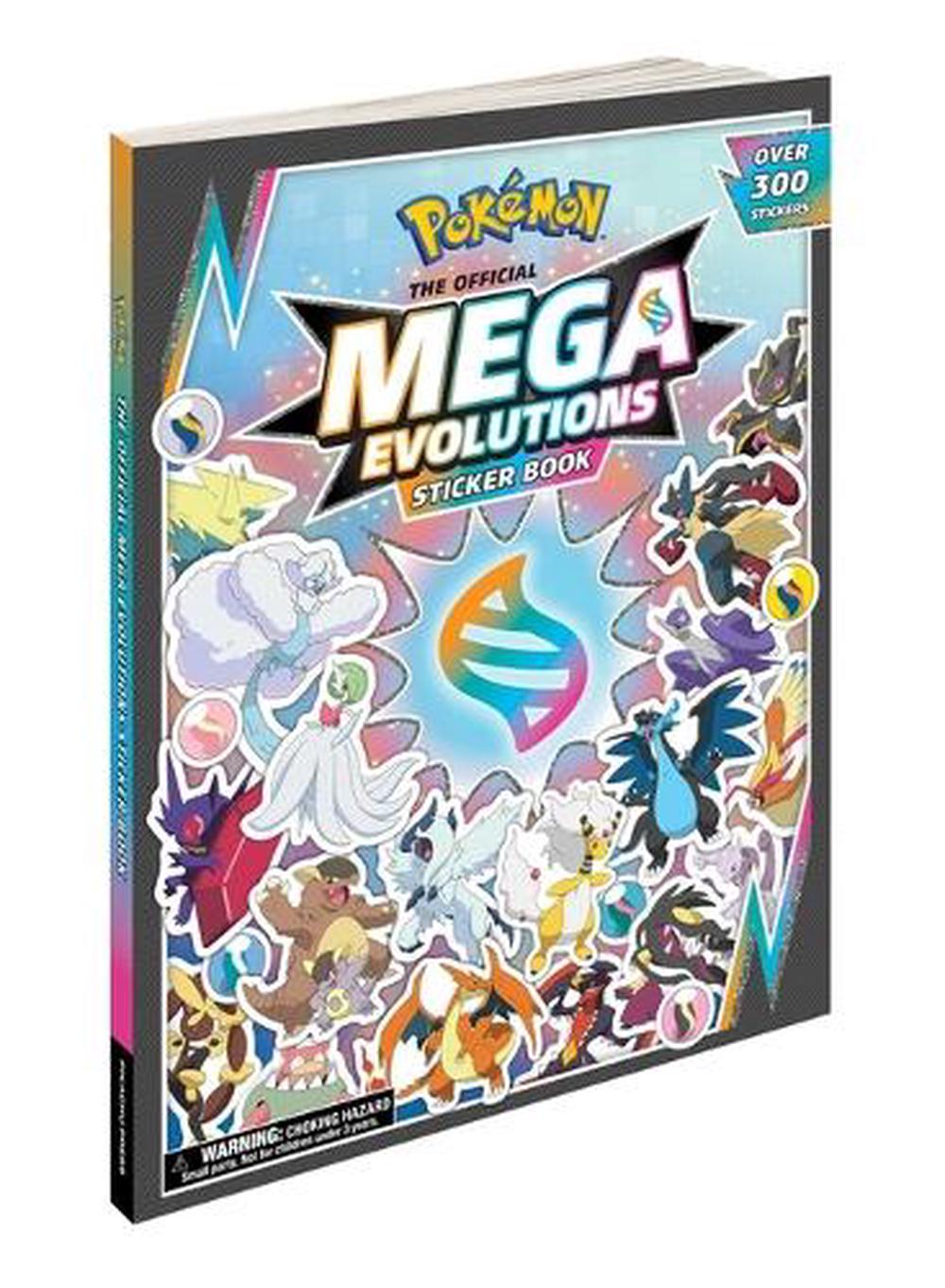 Pokémon the Official Mega Evolutions Sticker Book by Pikachu Press ...