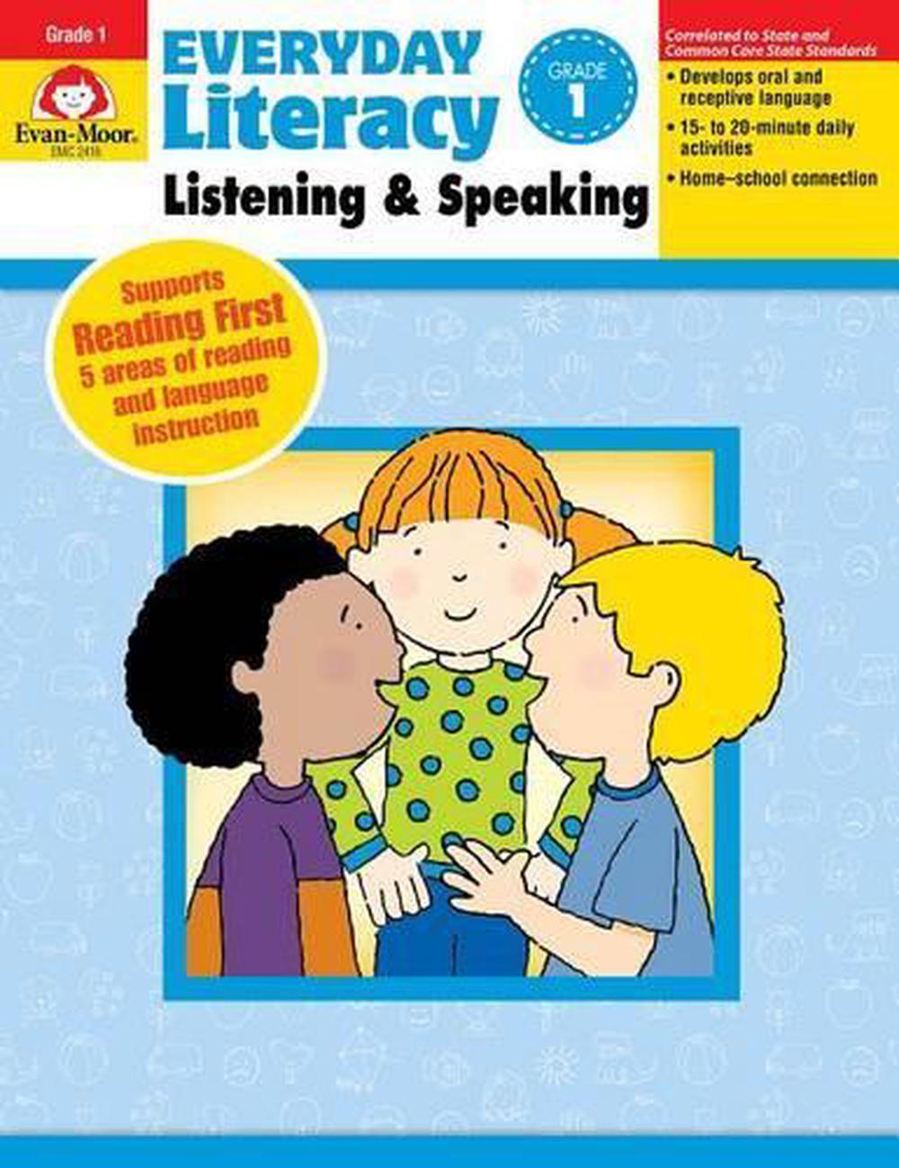 Everyday Literacy Listening & Speaking, Grade 1 by Evan-Moor ...