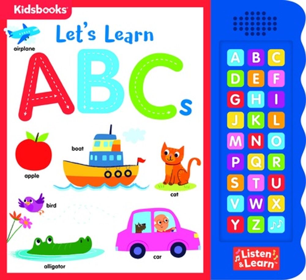 27-Button Sound Book Let's Learn ABCs by Kidsbooks Publishing, Board ...