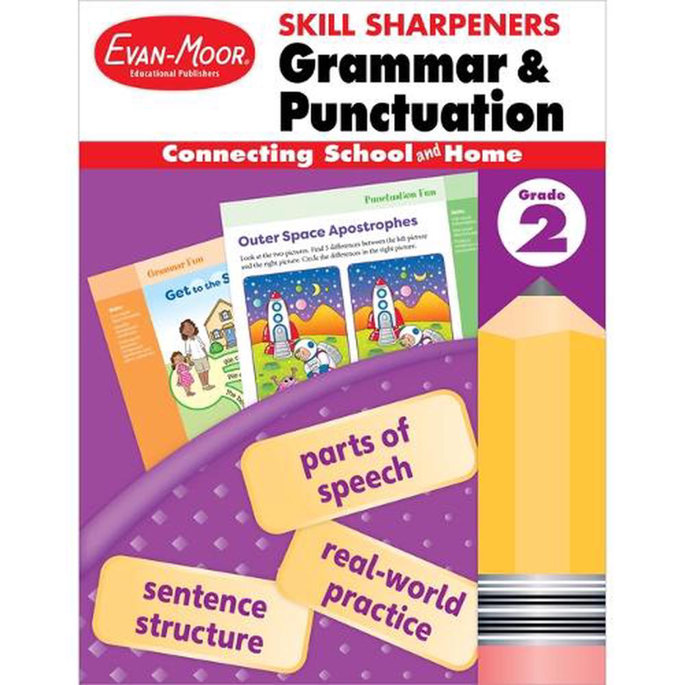 Skill Sharpeners: Grammar and Punctuation, Grade 2 by Evan-Moor ...