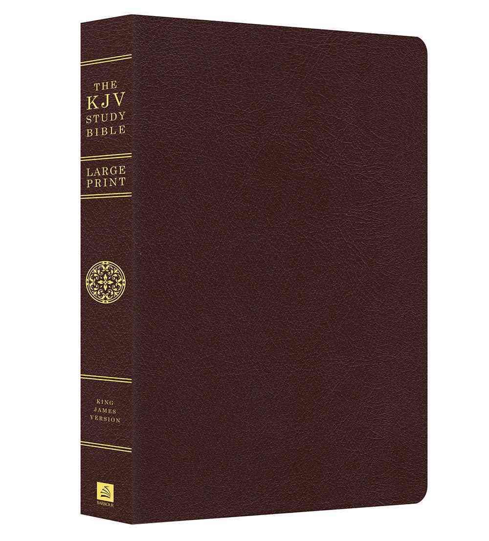 Large Print Study Bible KJV By Christopher D Hudson Bonded Leather Large Print Study Bible KJV By Christopher D Hudson Bonded Leather