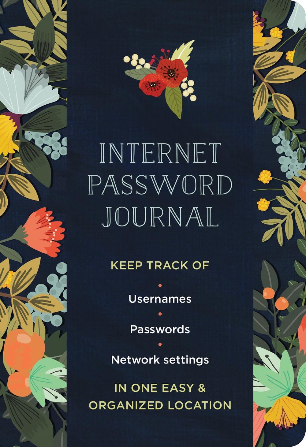 Internet Password Journal - Modern Floral | Buy online at The Nile