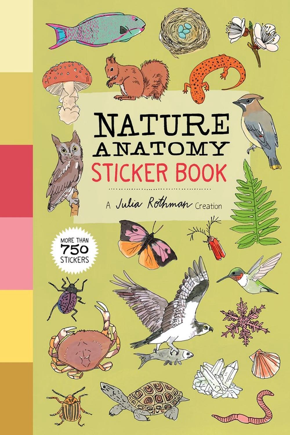 Nature Anatomy Sticker Book by Julia Rothman, Paperback, 9781635865363 ...