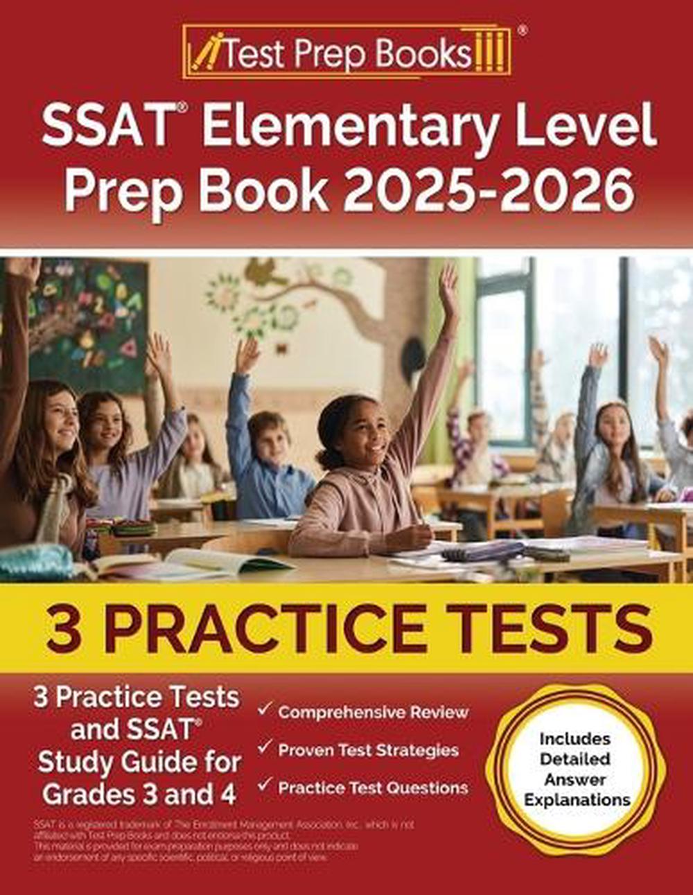 SSAT Elementary Level Prep Book 2025-2026 by Lydia Morrison, Paperback ...