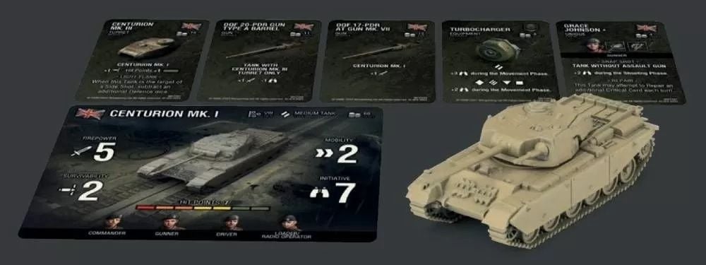 Gale Force 9 World of Tanks Miniatures Game Wave 12 British Centurion ...
