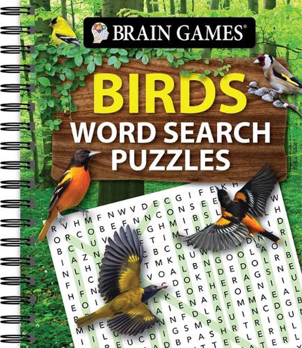 Brain Games - Birds Word Search Puzzles by Brain Games, Spiral ...