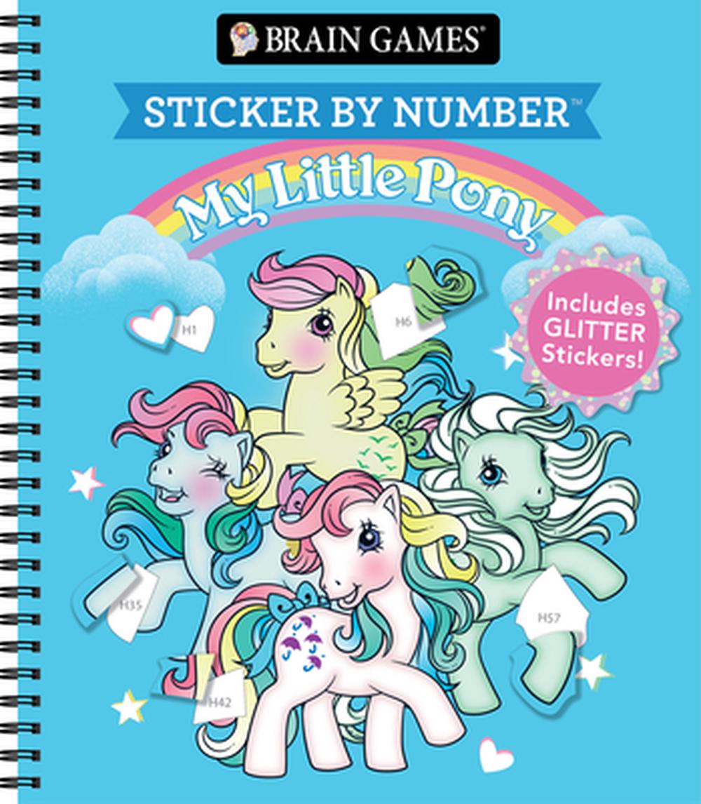 Brain Games - Sticker by Number: My Little Pony by Publications ...