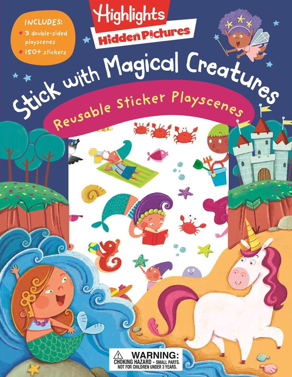 Stick with Magical Creatures Reusable Sticker Playscenes by Highlights ...