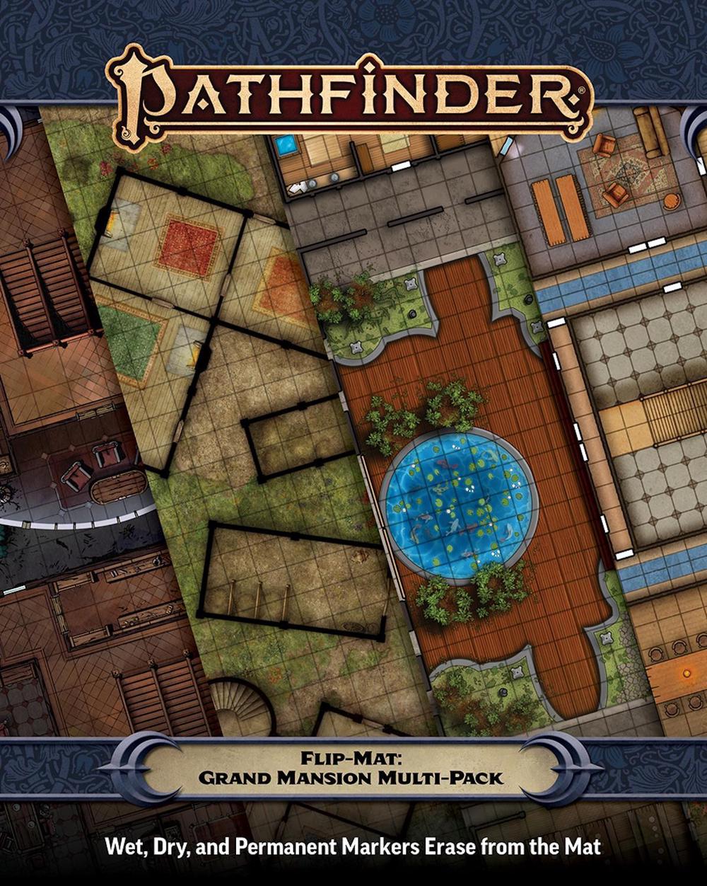 Pathfinder Flip-Mat: Grand Mansion Multi-Pack by Jason A. Engle, Folded ...