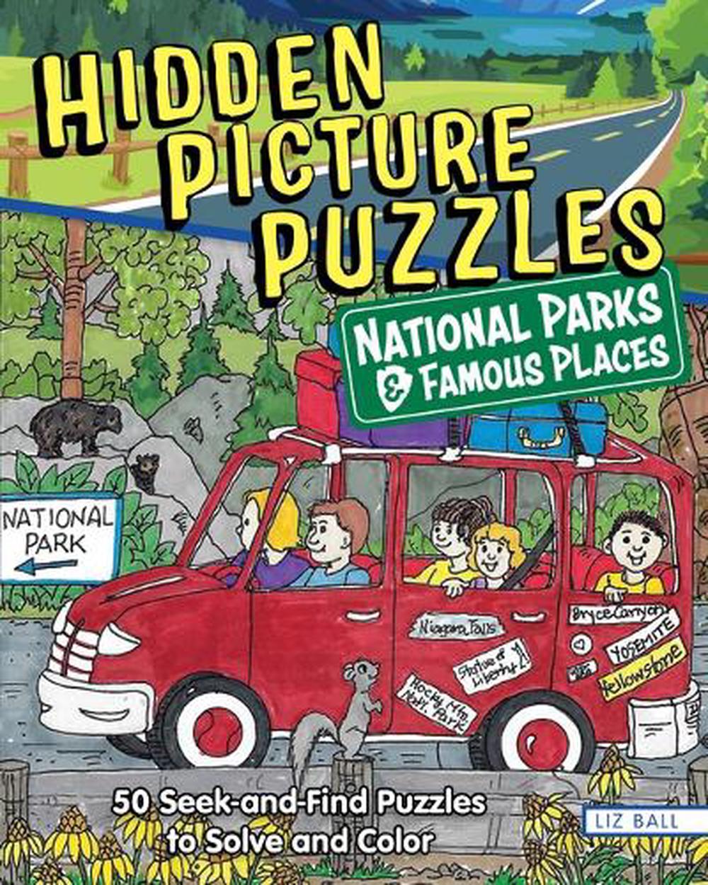 Hidden Picture Puzzles National Parks & Famous Places by Liz Ball ...