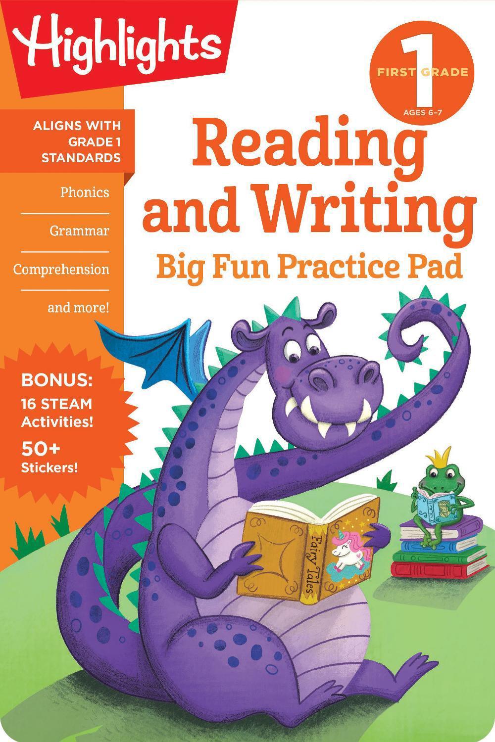 First Grade Reading and Writing Big Fun Practice Pad by Highlights ...