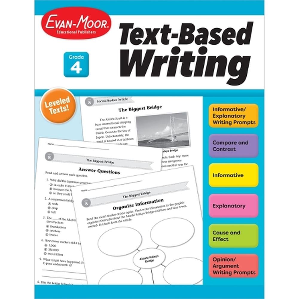 Text Based Writing, Grade 4 by Evan-Moor Educational Publishers ...