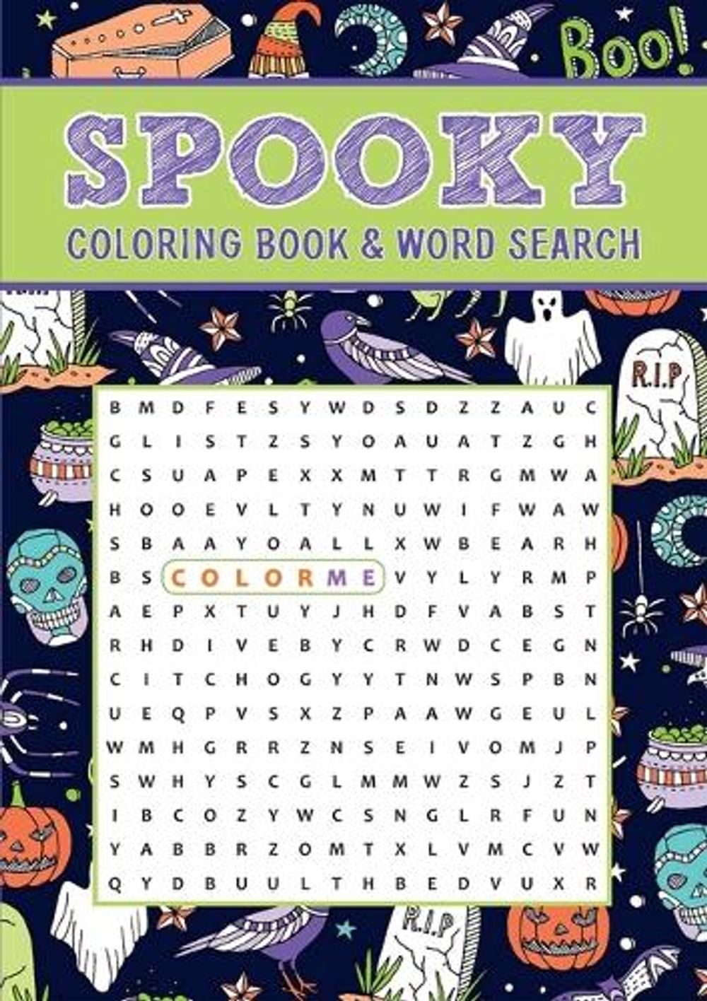Spooky Coloring Book & Word Search | Buy online at The Nile