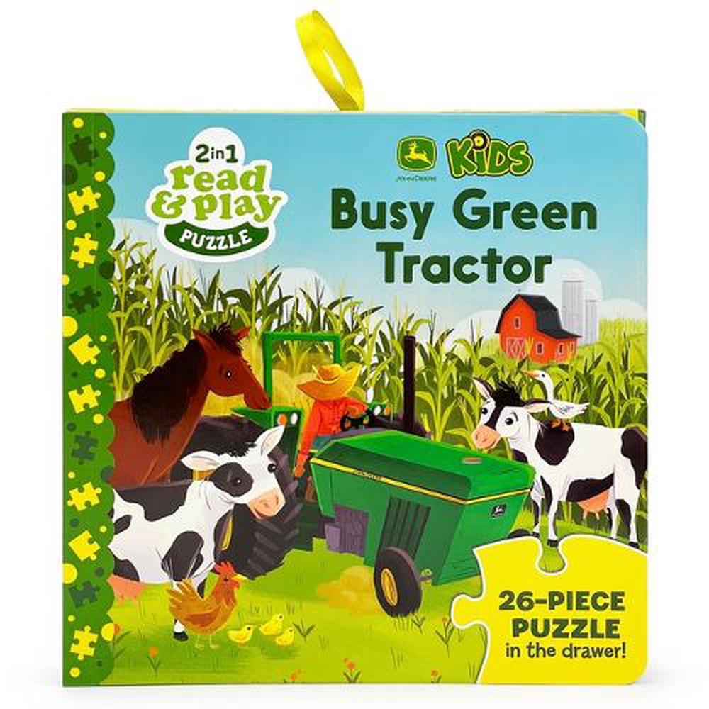 John Deere Kids Busy Green Tractor by Jack Redwing, Board Book ...