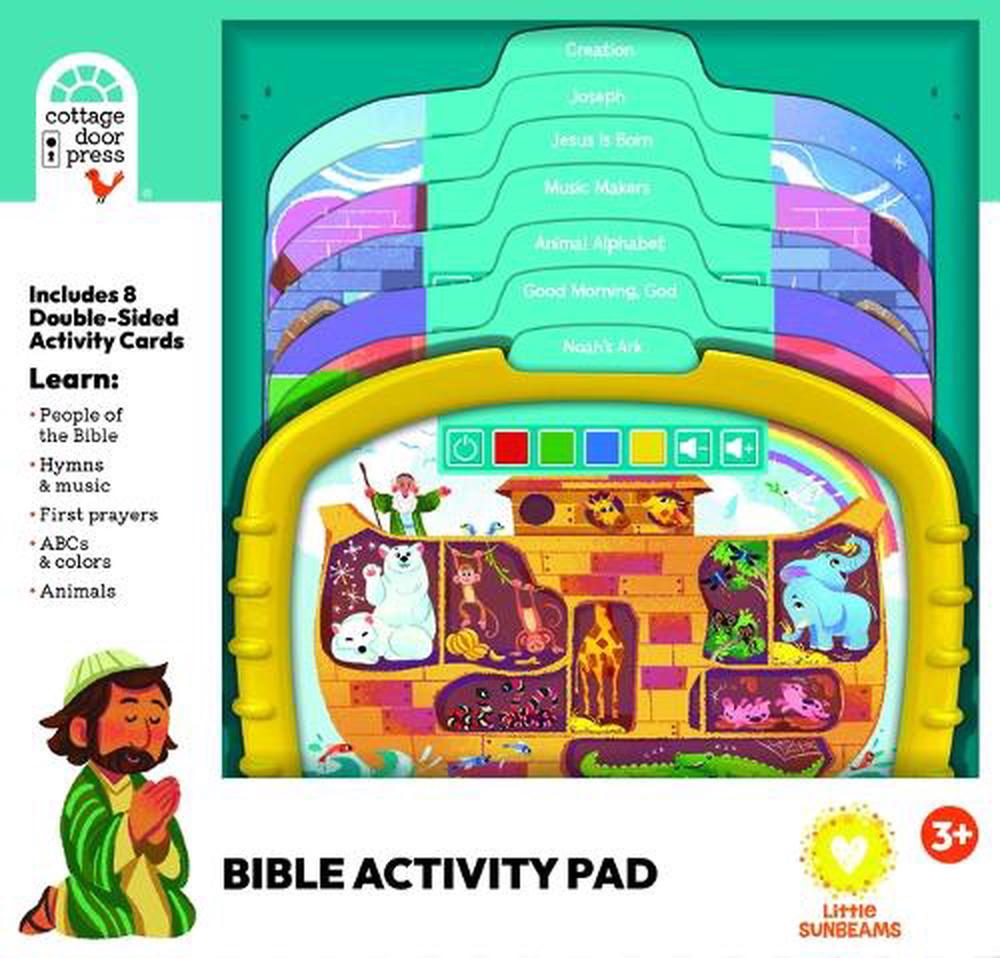 Bible Stories Early Learning Activity Pad (Little Sunbeams) by Cottage ...