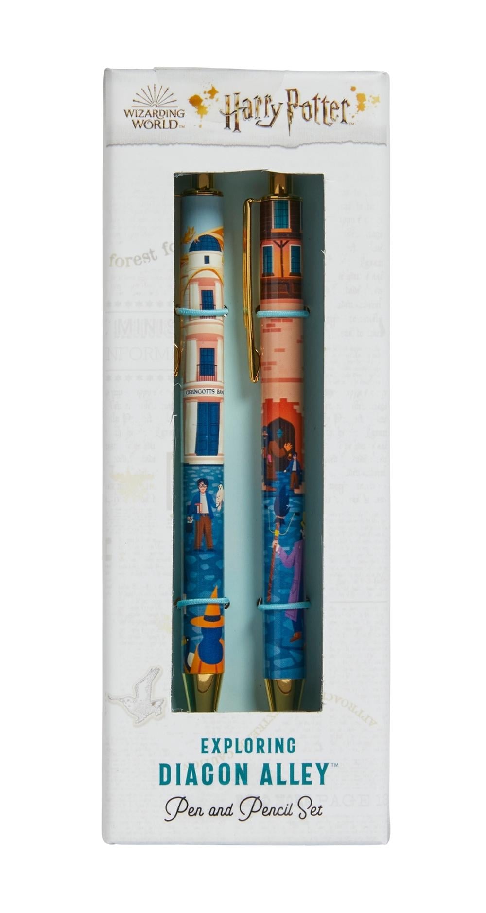 Harry Potter: Exploring Diagon Alley Pen and Pencil Set by Insight ...