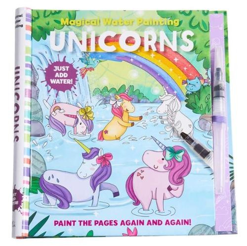 Magical Water Painting: Unicorns by Insight Kids, Paperback ...