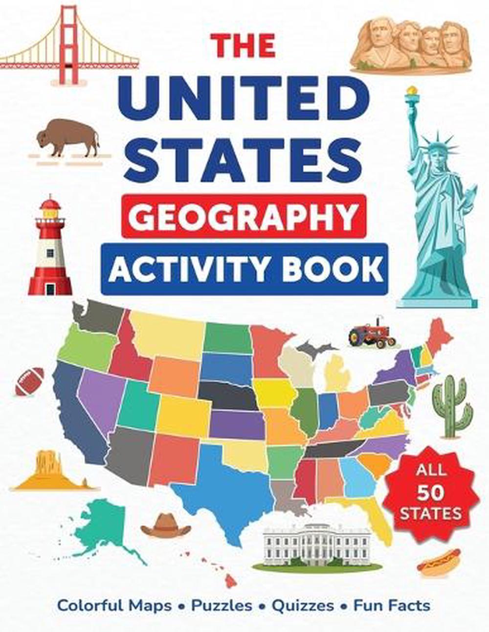 The United States Geography Activity Book by Dylanna Press, Paperback ...
