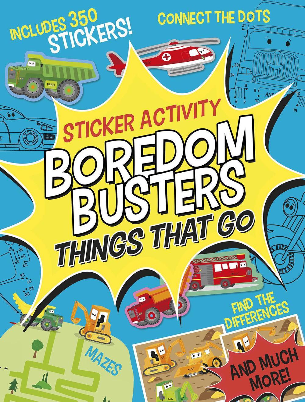 Boredom Busters: Things That Go Sticker Activity by Tiger Tales ...