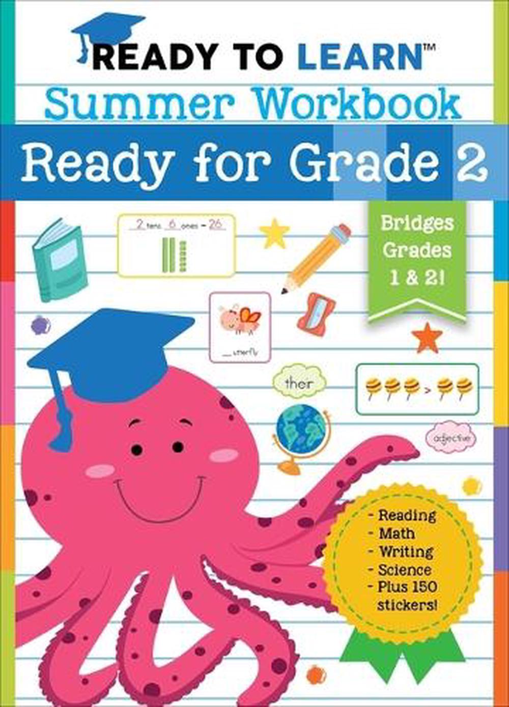 Ready to Learn: Summer Workbook: Ready for Grade 2 by Editors of Silver ...