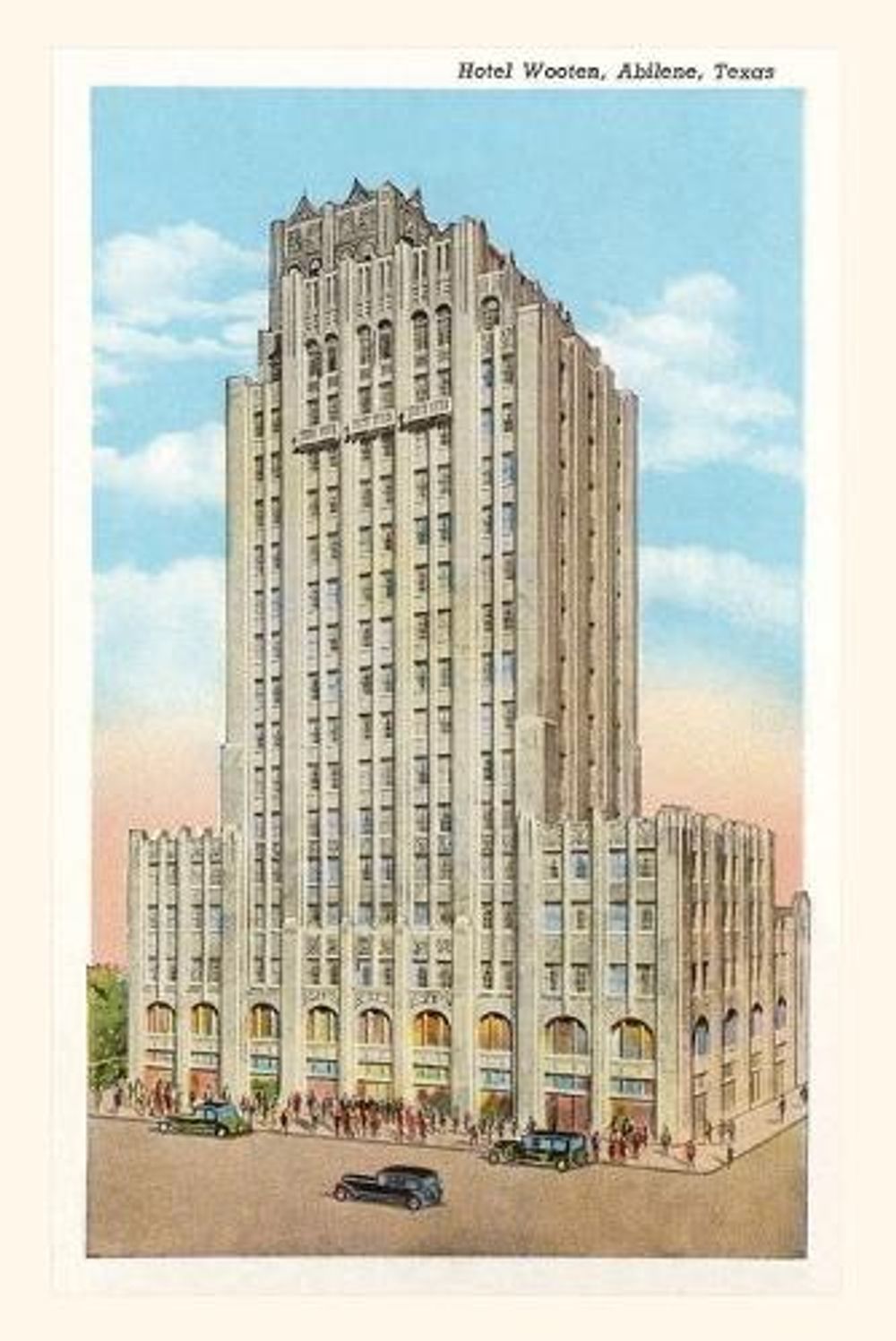 Vintage Journal Hotel Wooten, Abilene, Texas by Found Image Press ...