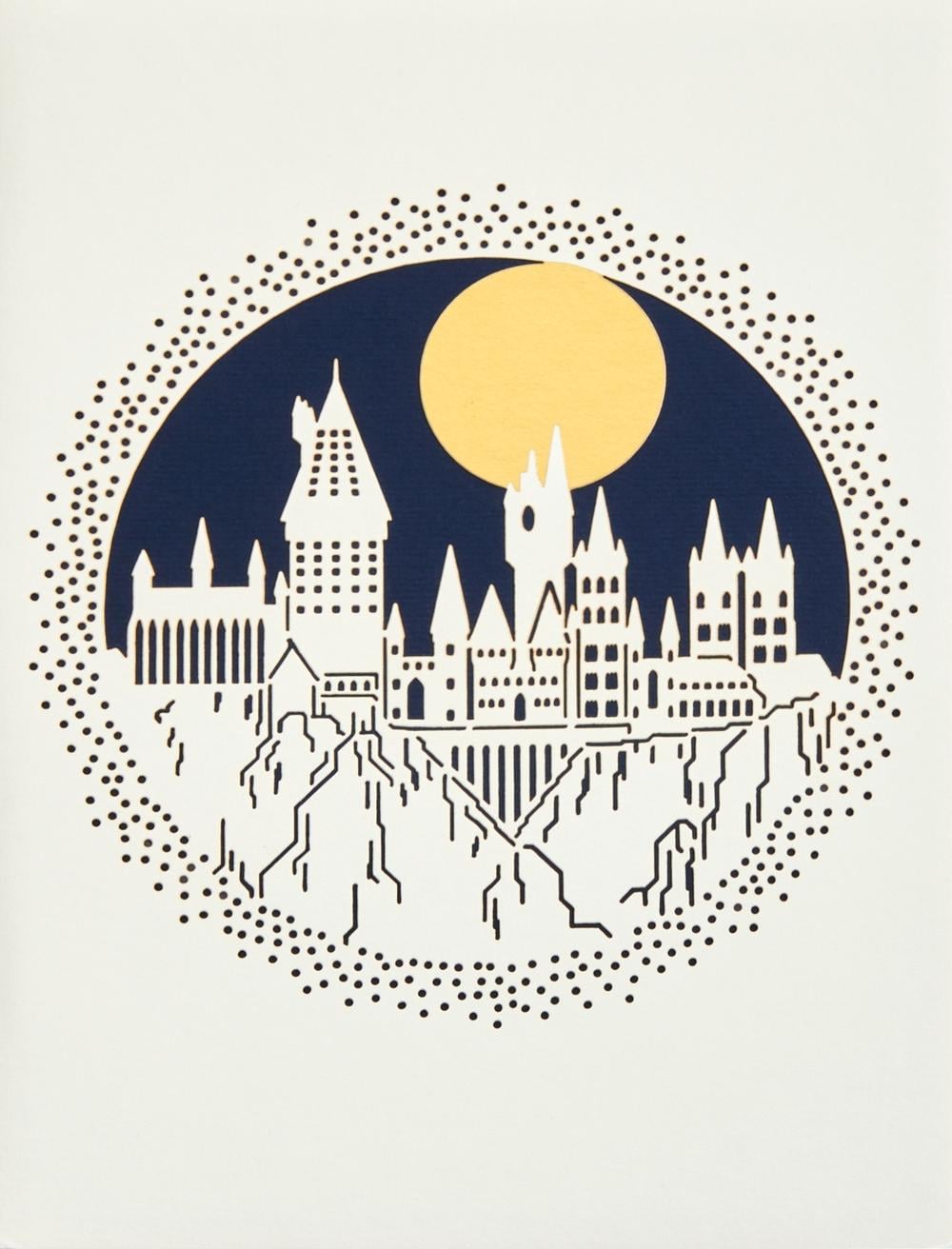 Insight Editions Harry Potter: Hogwarts Laser Die-Cut Card | Buy online ...