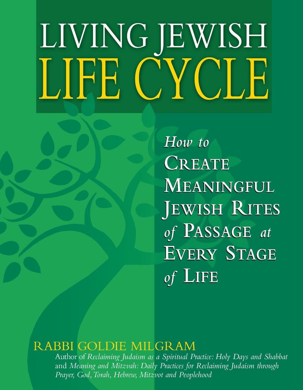 Living Jewish Life Cycle by Rabbi Goldie Milgram, Hardcover ...