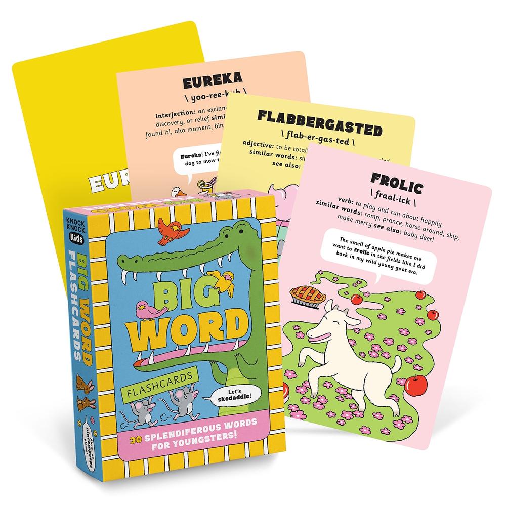 Knock Knock Kids Big Word Flashcards by Knock Knock Kids, Cards ...