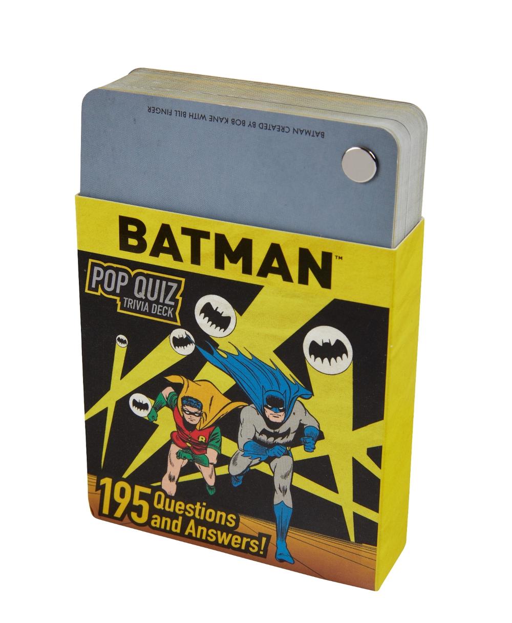 DC Comics: Batman Pop Quiz Trivia Deck | Buy online at The Nile
