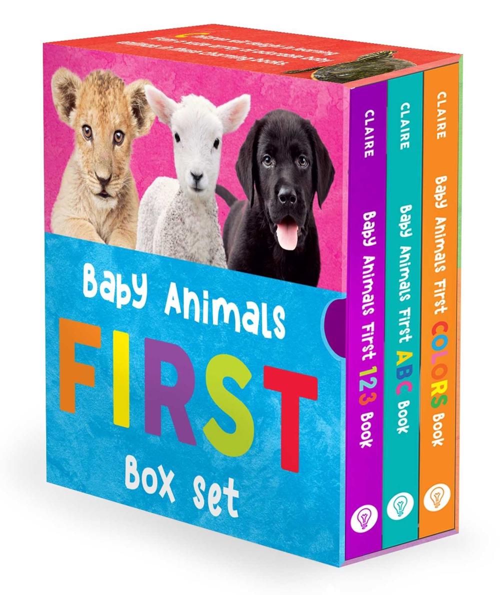 Baby Animals First Box Set: 123, ABC, Colors: First ABC Book, First 123 ...