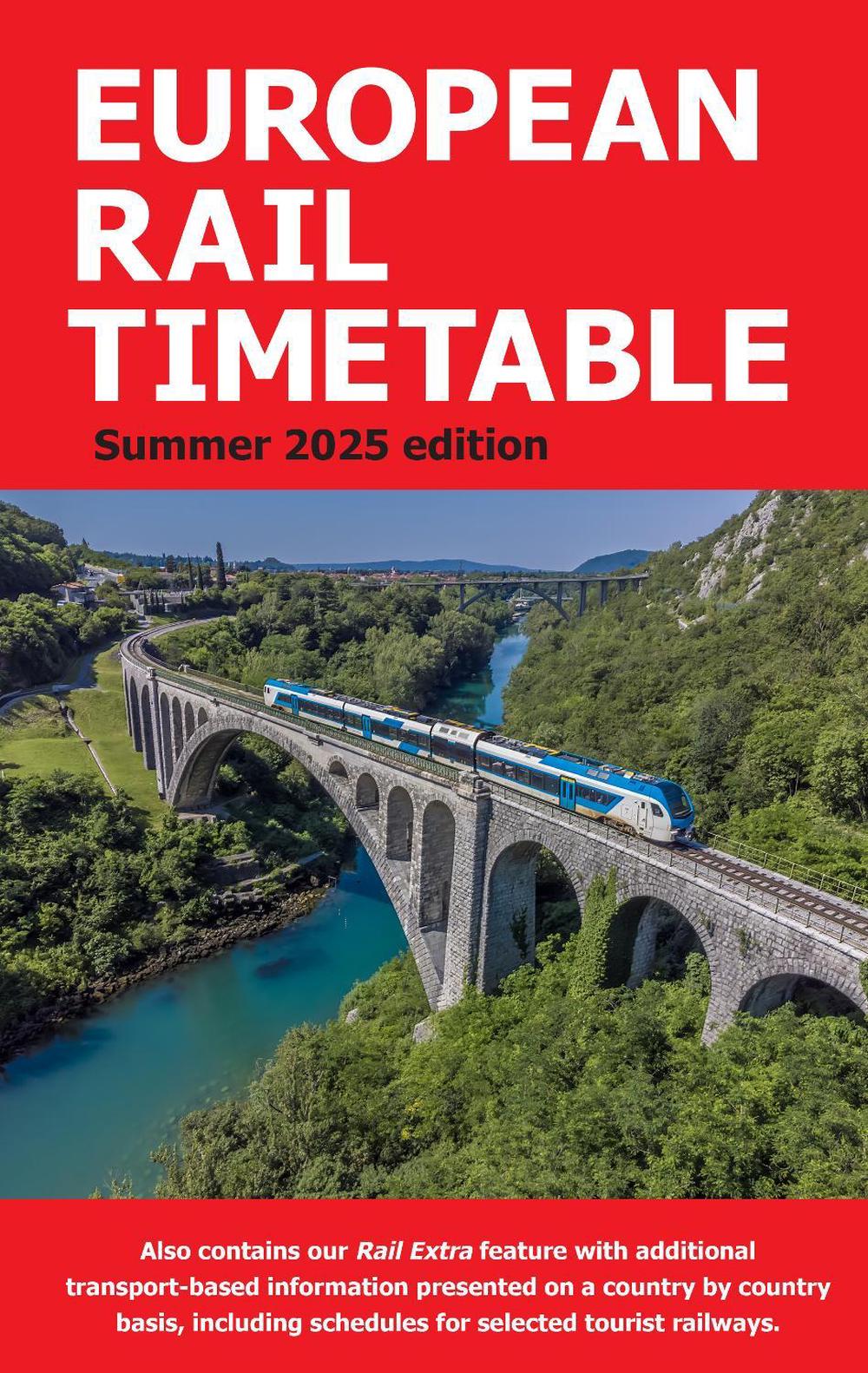 European Rail Timetable Summer 2025 by Chris Woodcock, Paperback ...