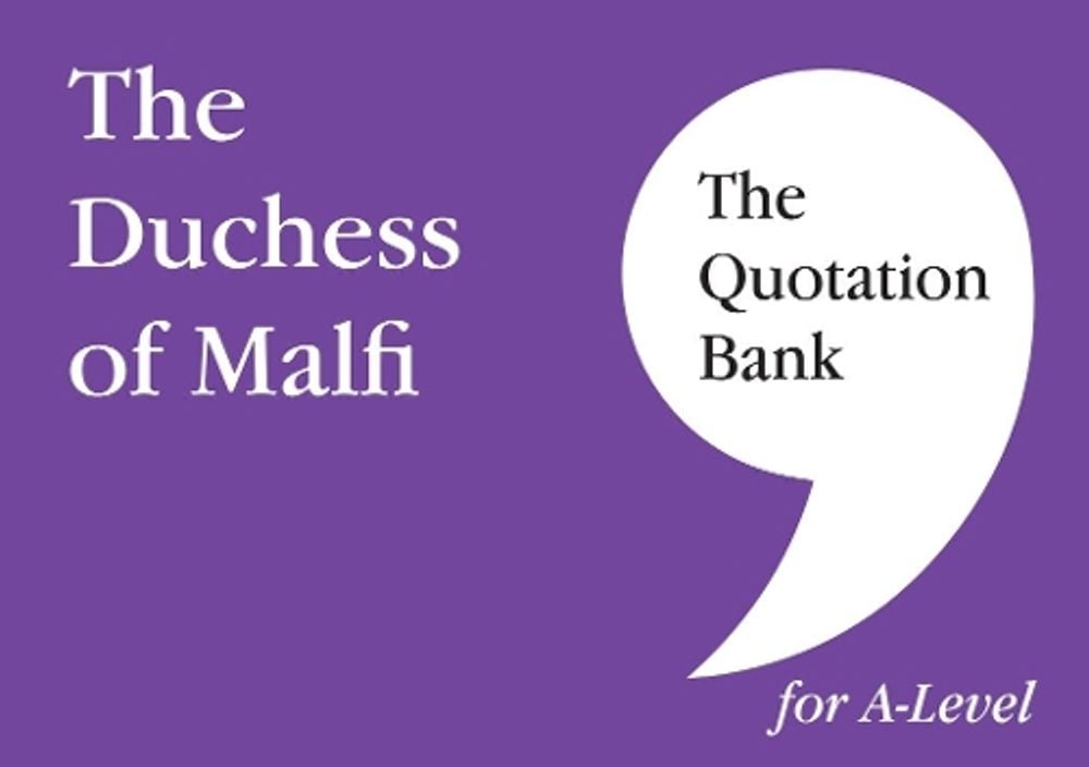 The Quotation Bank: The Duchess of Malfi by Heidi Drake, Paperback ...