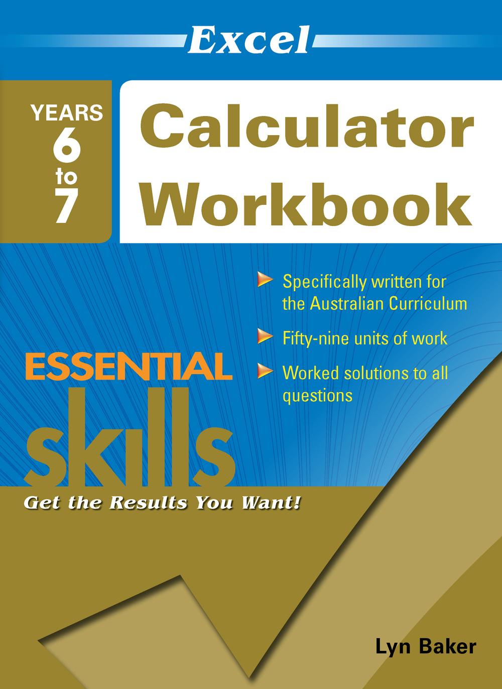 Excel Essential Skills: Calculator Workbook Years 6-7 by Lyn Baker ...