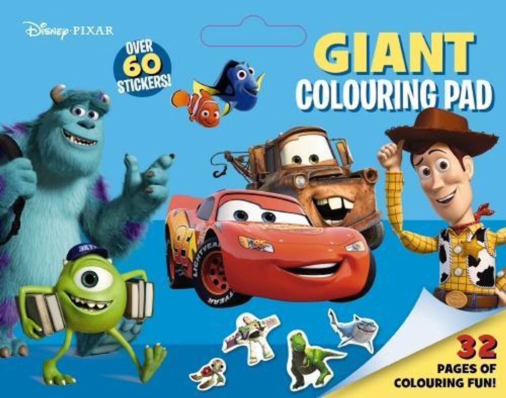 Pixar: Giant Colouring Pad (Disney-Pixar) by Varian Johnson, Paperback ...