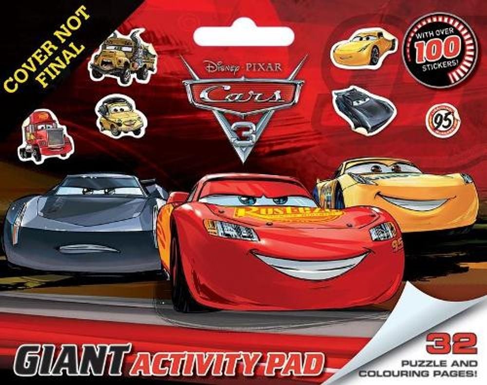 Cars 3: Giant Activity Pad (Disney-Pixar), Paperback, 9781742996608 ...