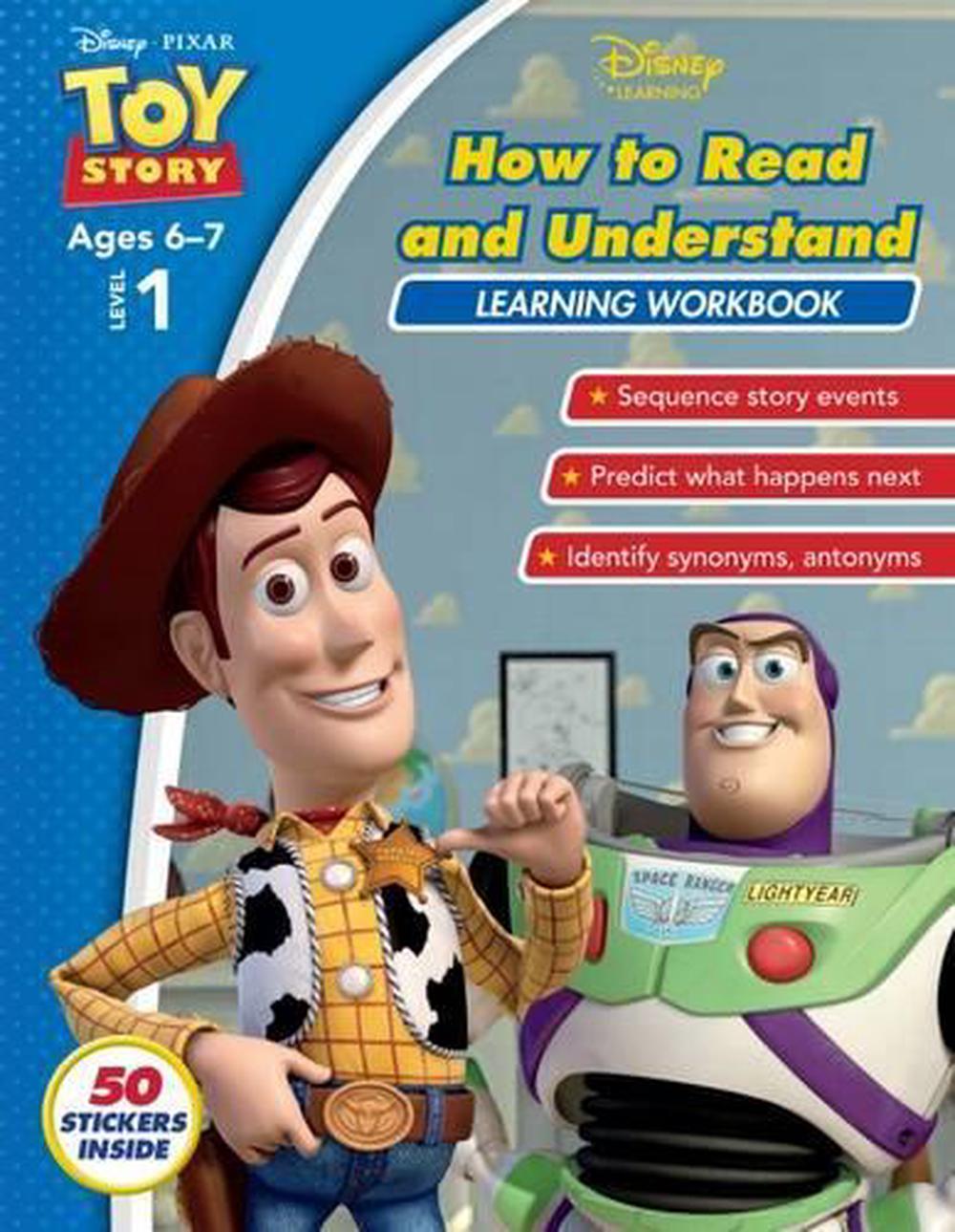 Disney Toy Story: How to Read and Understand Learning Workbook Level 1 ...