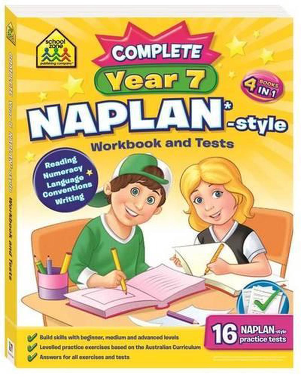 NAPLAN Year 7 Complete Workbook And Tests Paperback 9781743633267