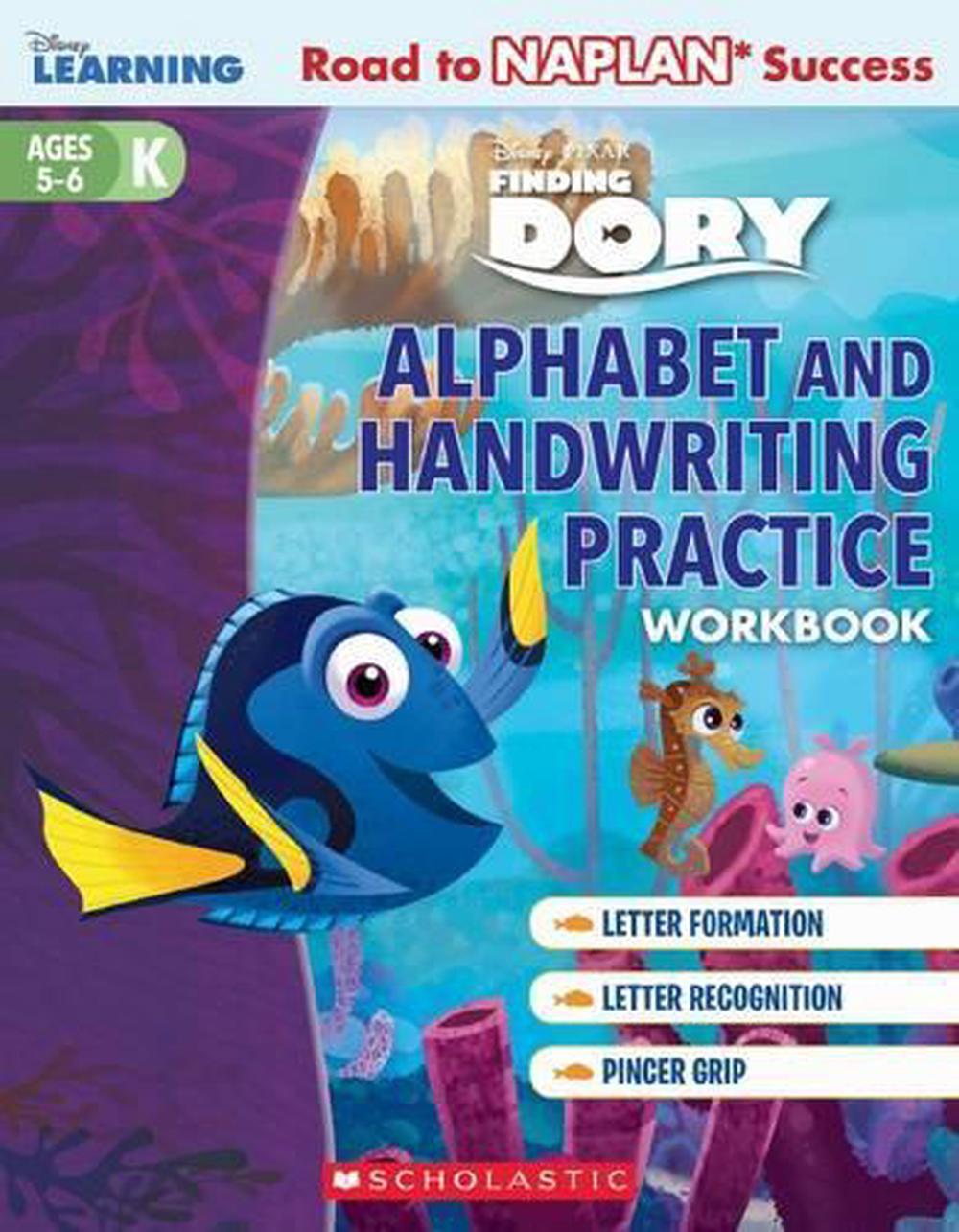 Disney Learning Workbook: Finding Dory Level K Alphabet and Handwriting ...