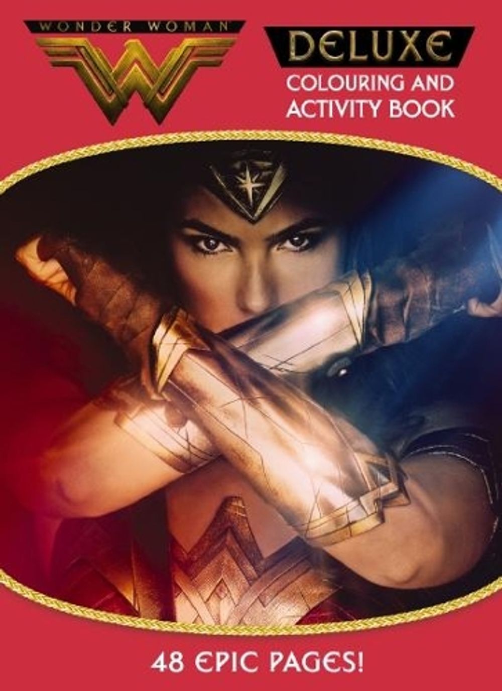 Dc Comics: Wonder Woman Deluxe Colouring and Activity Book, Paperback ...