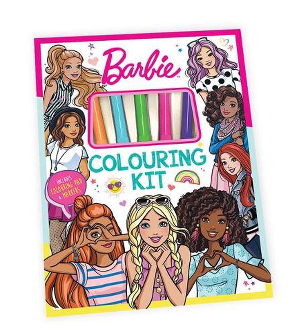 Barbie: Colouring Kit (Mattel), Novelty, 9781743833865 | Buy online at ...