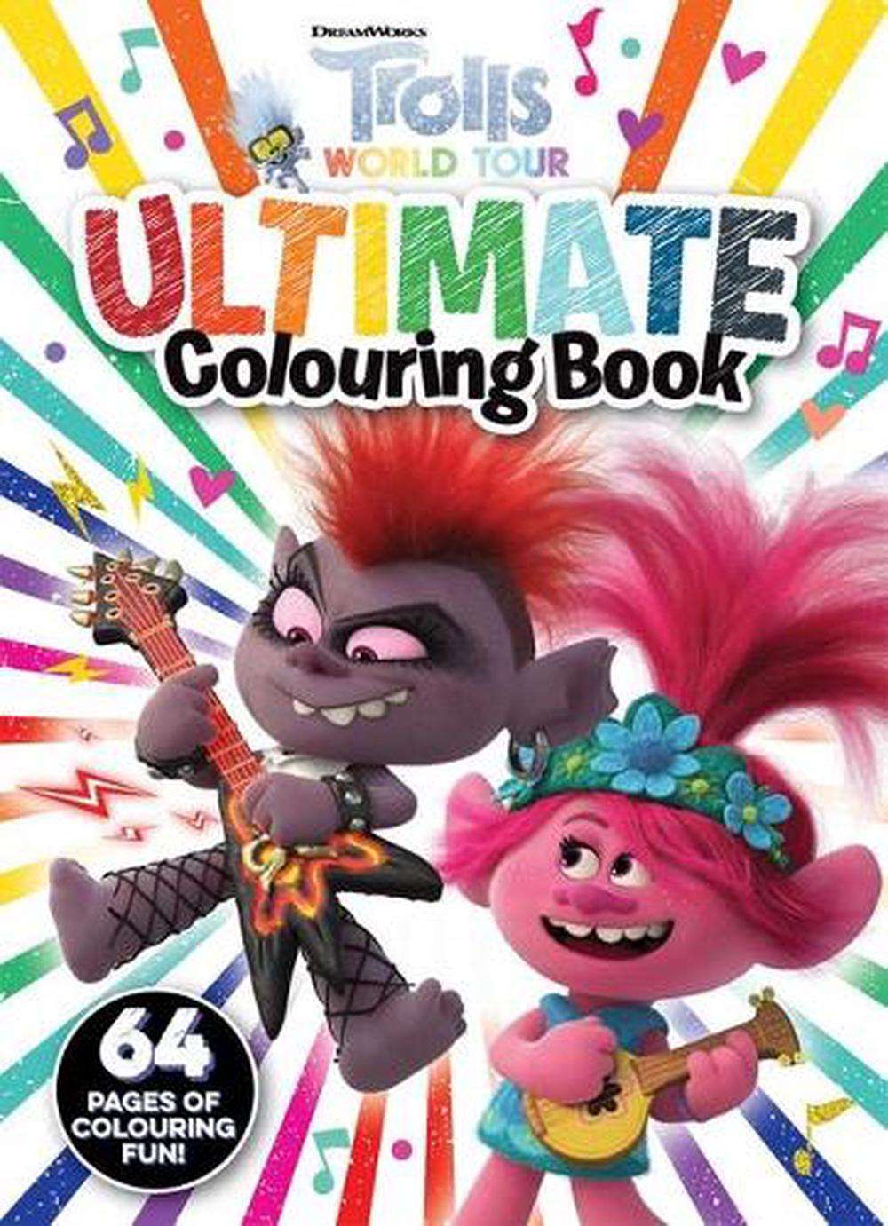 Trolls World Tour: Ultimate Colouring Book (DreamWorks), Paperback ...