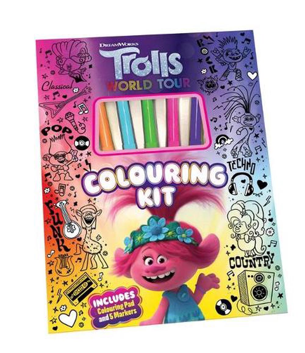 Trolls World Tour: Colouring Kit (DreamWorks), Novelty, 9781743837771 ...
