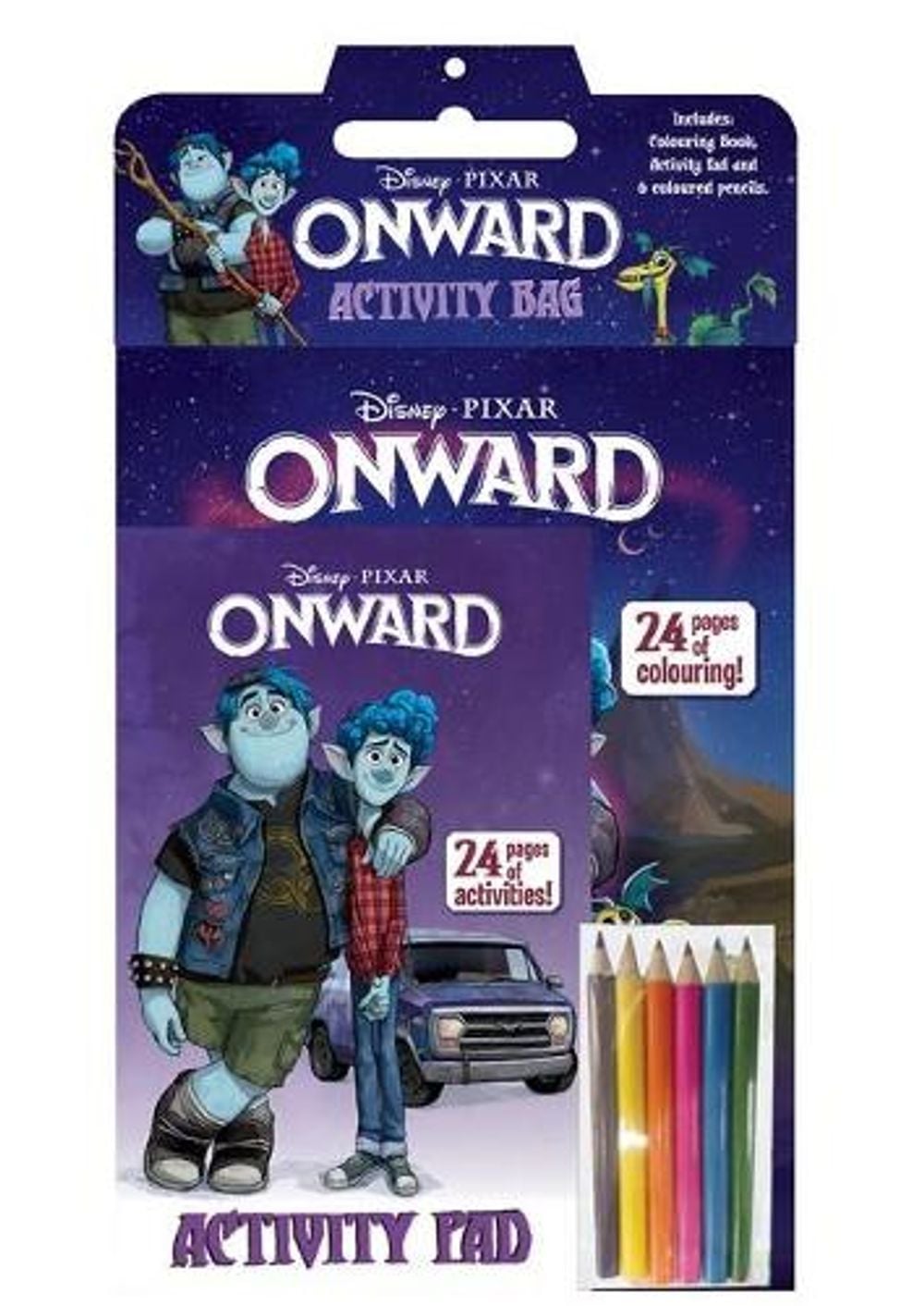 Onward: Activity Bag (Disney-Pixar), Paperback, 9781743838013 | Buy ...